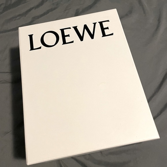 Loewe | Bags | Loewe Gift Box And Bag Whiteblack Logo | Poshmark
